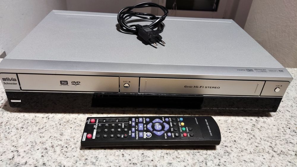 DVD & VHS-Videorecorder DVR 4959 DVB-T von SILVA (Gebraucht) in ...