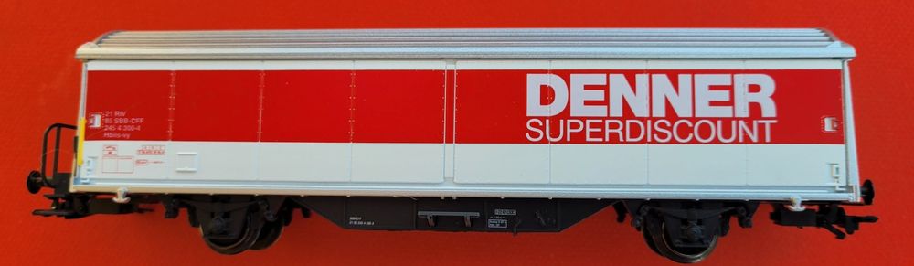 Märklin H0 SBB Hibis Güterwagen DENNER 84735,902 (Neu und ...