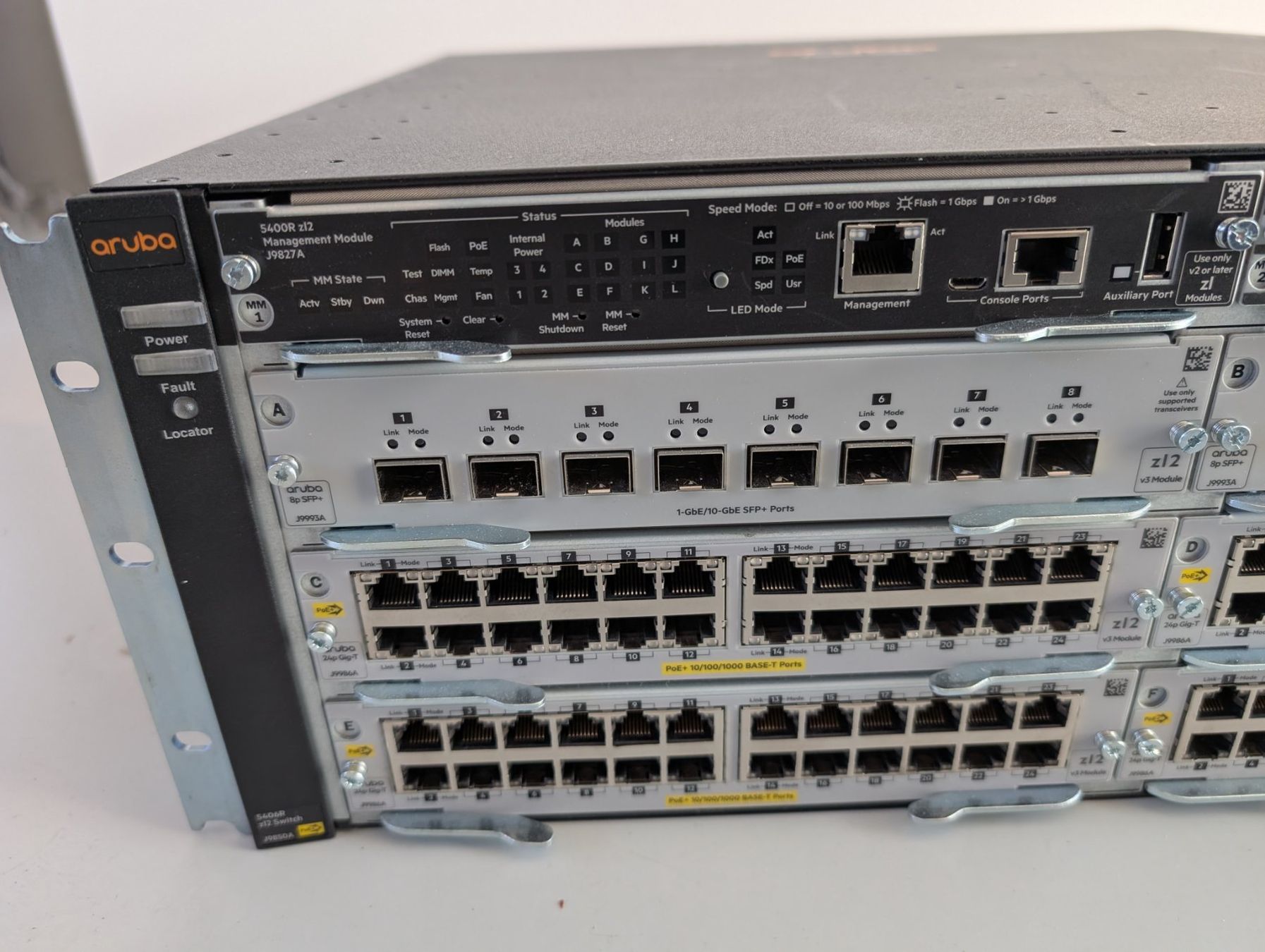 HPE Aruba 5406R zl2 Series Switch Chassis inkl. Module (Gebraucht) in ...