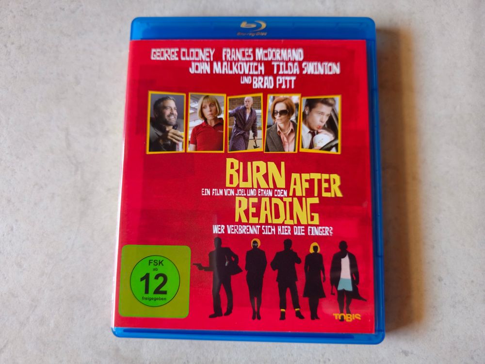 Burn After Reading - Wer verbrennt sich die Finger? / Bluray | Kaufen ...