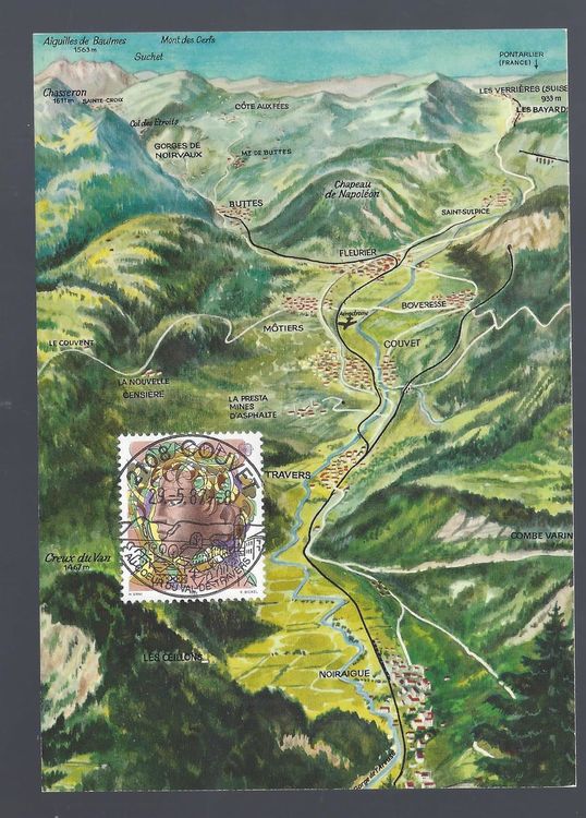 Carte panoramique obl.spéc. COUVET (NE) | Kaufen auf Ricardo