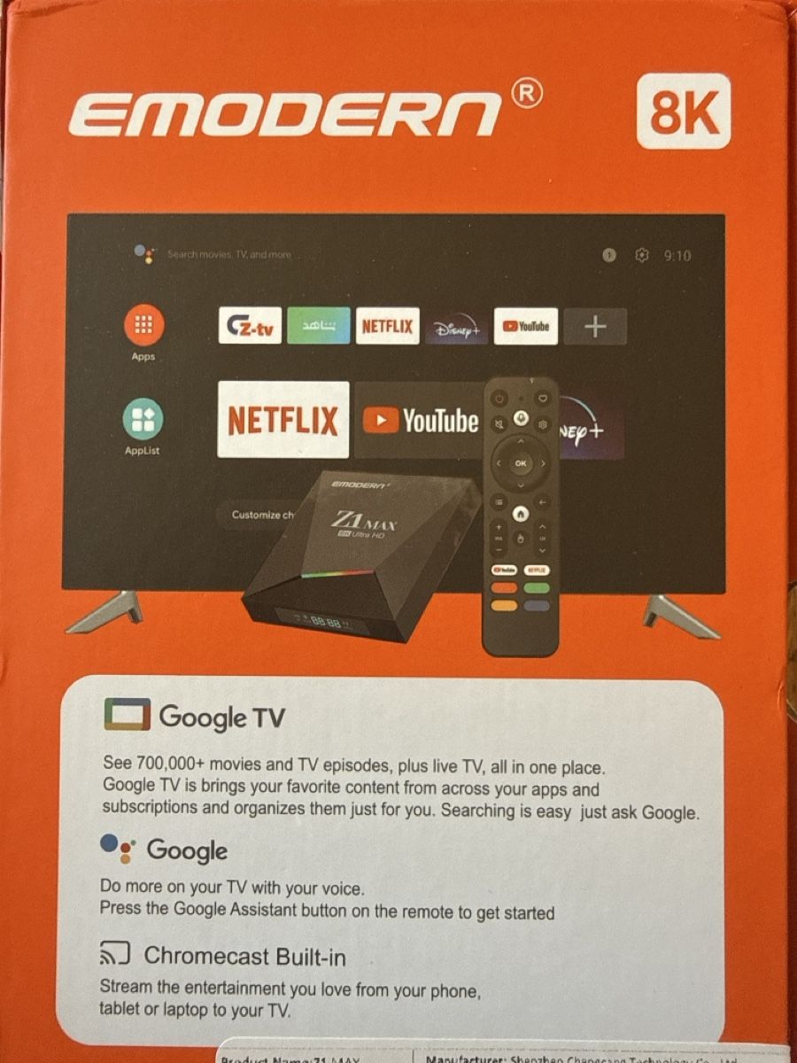 Android 15 Box Z1 Max TV Box 8GB/128GB (Neu (gemäss Beschreibung)) in ...
