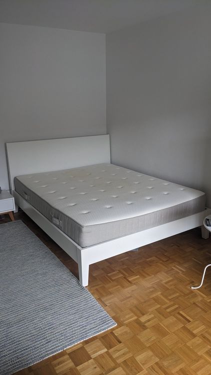 Ikea Hesseng 160cm mattress, lattenrost, frame - LOWER PRICE (Gebraucht ...
