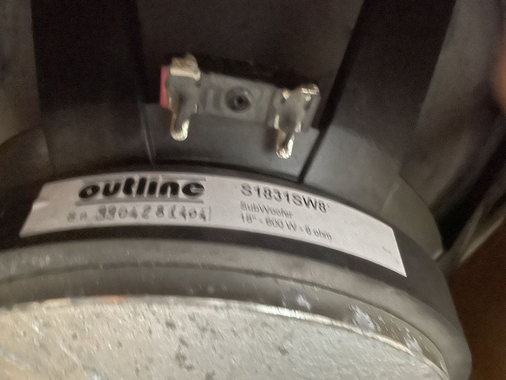 Subwoofer Outline 600 Watt 8 Ohm | Kaufen auf Ricardo