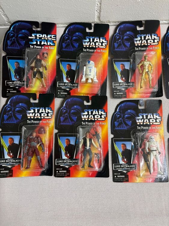 NEUE 11 Star Wars - POTF - Fake Figuren - Yoda, Luke, C-3PO (Neu und ...