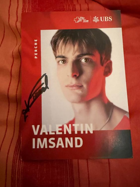Valentin Imsand Autogrammkarte signiert (Gebraucht) in Rüschlikon für ...