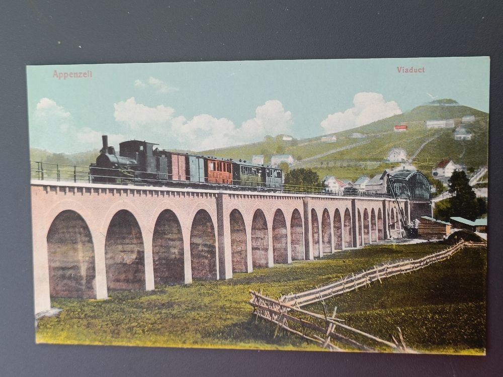 Alte PK / Appenzell - Viaduct mit Lokomotive ca. 1920 (Gebraucht) in Brugg AG für CHF 15 – mit ...
