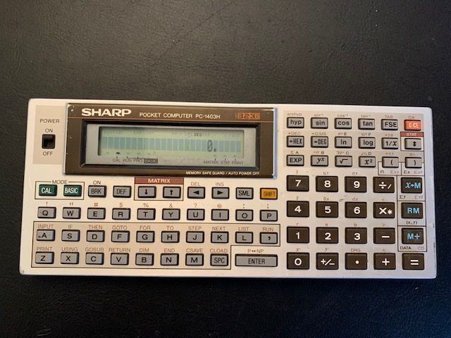 Sharp PC-1403H Pocket-Computer KULT-TEIL!:) (Gebraucht) in Oberentfelden für CHF 110 – mit ...
