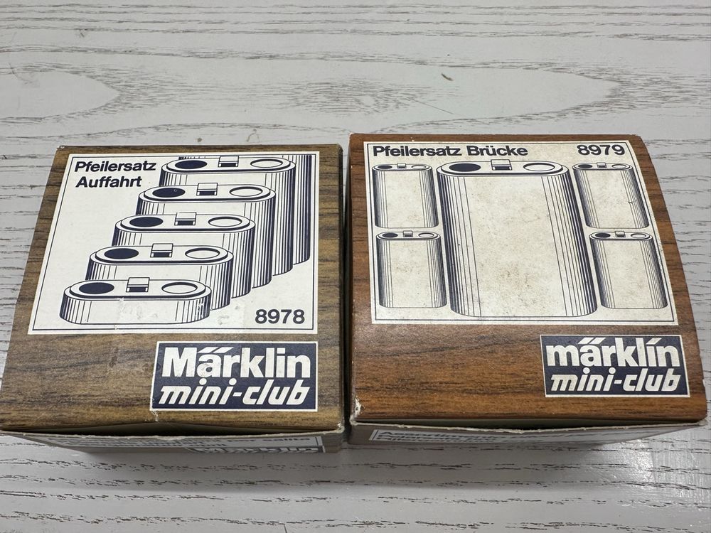 Märklin 8978 8979 Brückenpfeiler (Neu und originalverpackt) in ...