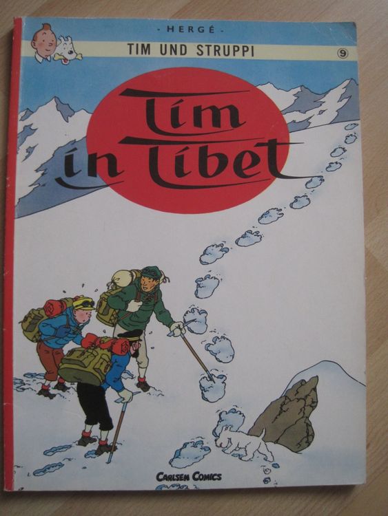 Tim und Struppi In Tibet Nr 9 Comic Carlsen Verlag 1984 | Kaufen auf ...