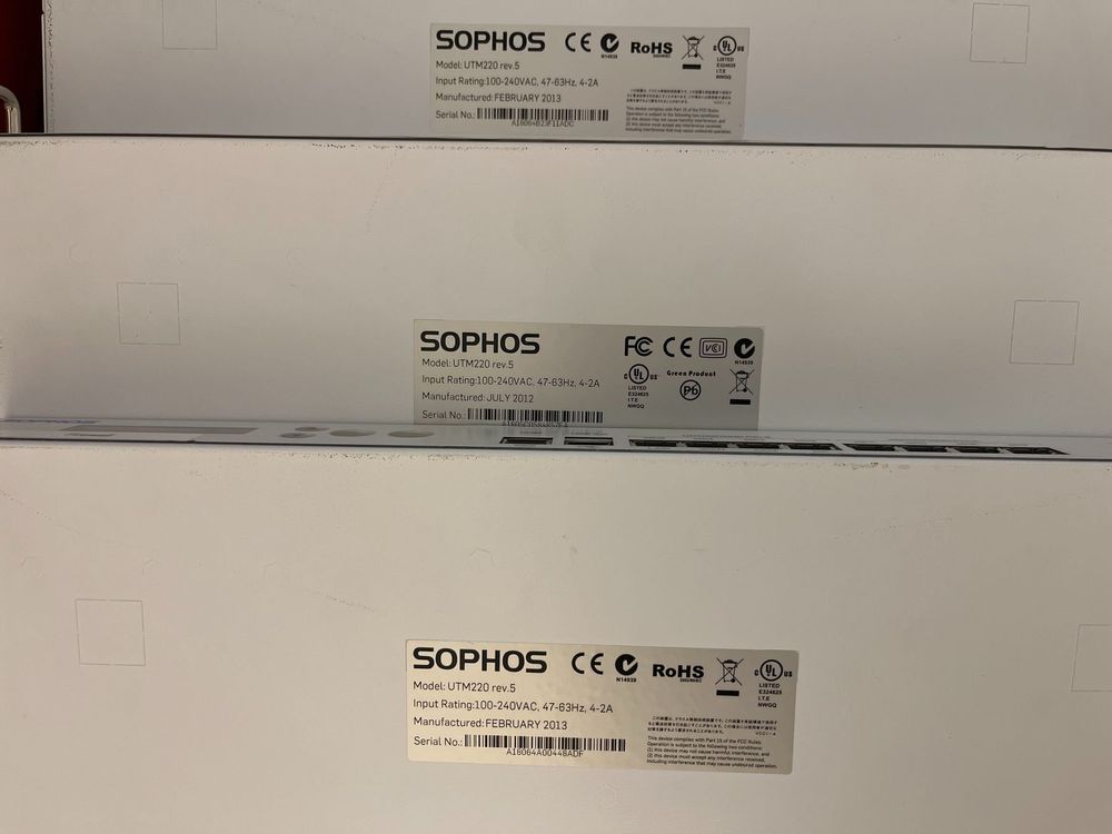 Firewall Sophos UTM 220 rev. 5 (Gebraucht) in Besazio für CHF 50 – mit Lieferung auf Ricardo kaufen
