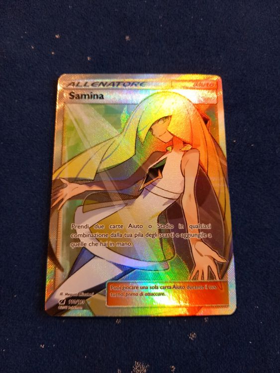 Samina/Lusamine Full Art (IT) Crimson Invasion 110/111 (Neu (gemäss ...