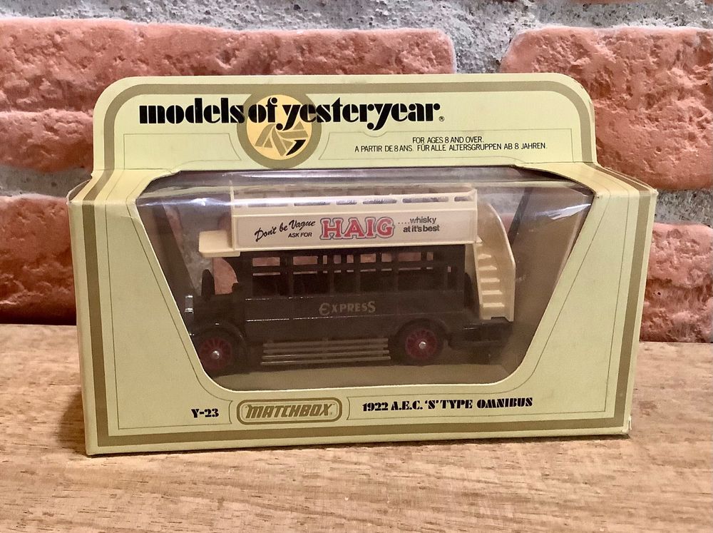 1982 Matchbox - 1912 AEC Bus Doppeldecker Y-23 OVP - England | Kaufen ...