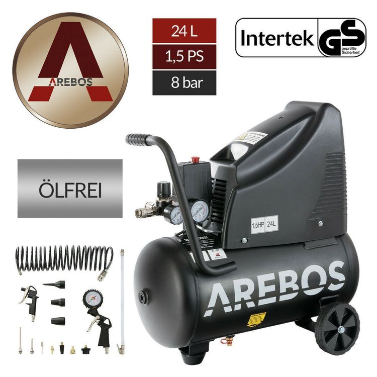 Arebos 8bar Druckluft Kompressor 1100W | Kaufen auf Ricardo