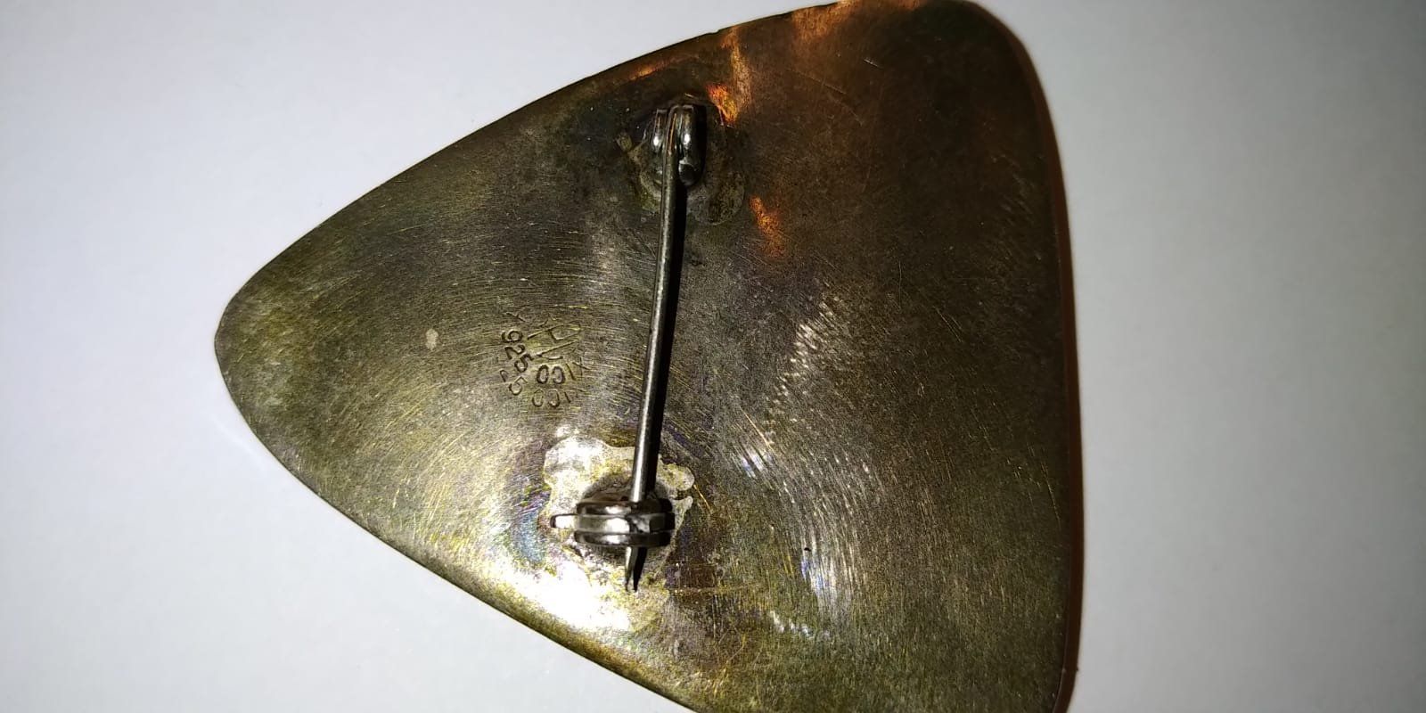 Broche vintage en argent 925 et email, très tendance (D'occasion) à ...