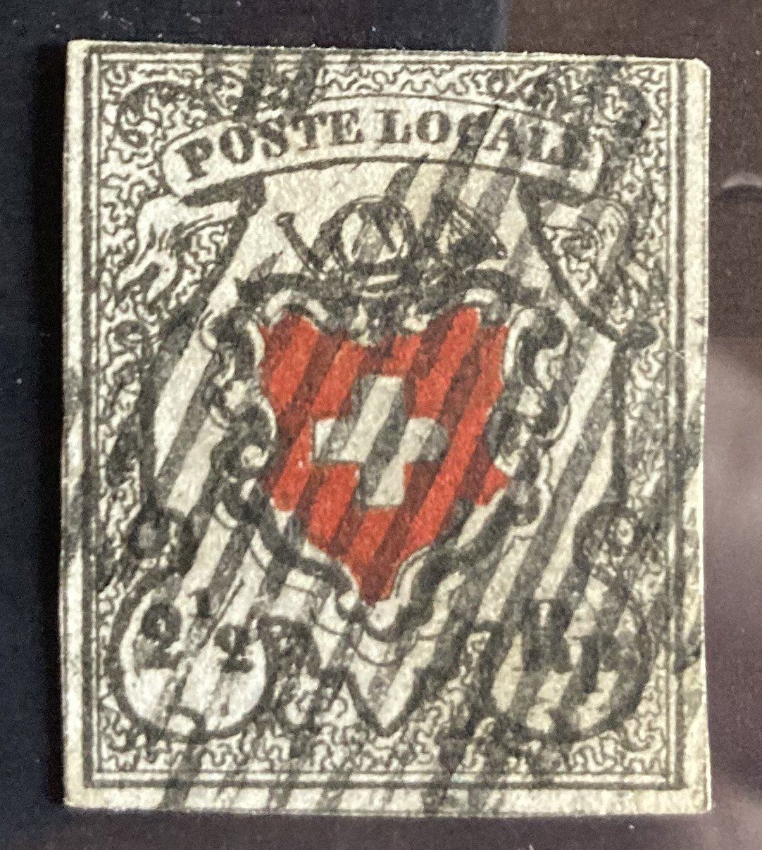 Poste Locale 1850, 14I T28, Befund Walter Abt, SBK 2100 Fr. (Gebraucht) in Flawil für CHF 210 ...