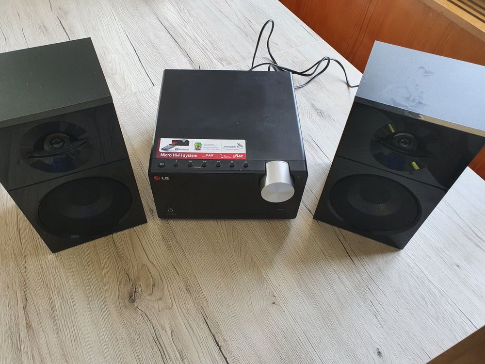 LG Micro Hi-Fi system DAB+ Bluetooth Fernbedienung fehlt (Gebraucht) in ...