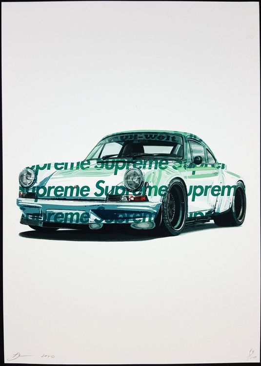 Death NYC Ltd Ed Graffiti Pop Art Druck Supreme Porsche 911 | Kaufen ...