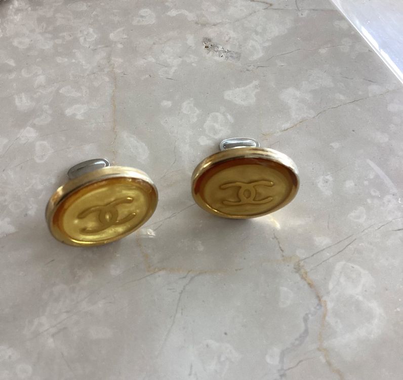 Goldige Chanel Ohrclips Ohrringe Vintage | Kaufen auf Ricardo