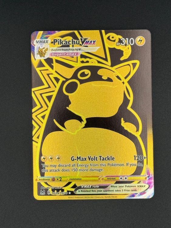 Pikachu Vmax TG29/TG30 Lost Origin EN ab 1.- #502 (Gebraucht) in ...