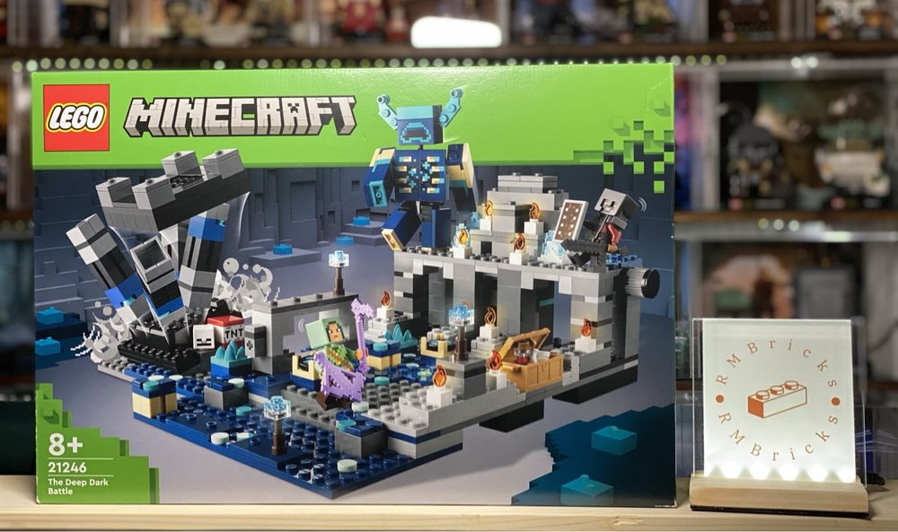 Lego Minecraft 21246 The Deep Dark Battle (Neu und originalverpackt) in ...