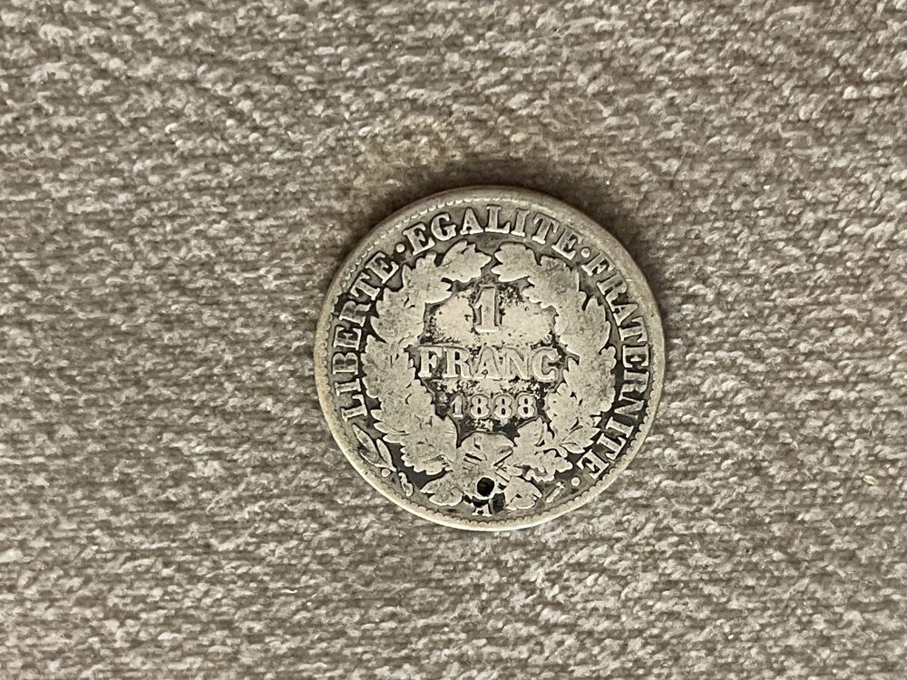 1 Franc 1888 Frankreich Silbermünze | Kaufen auf Ricardo