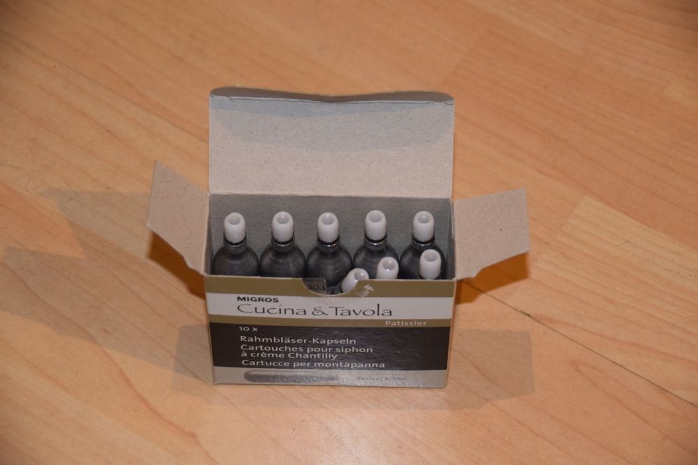 Kapseln zu Rahmbläser (Neu (gemäss Beschreibung)) in Rüti ZH für CHF 1 – mit Lieferung auf ...