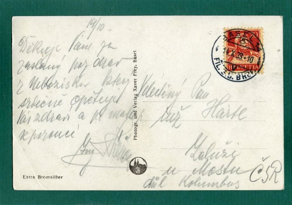 Basel, Marktplatz und Rathaus, 1933, historische Ansicht (Gebraucht) in Sargans für CHF 4 – mit ...