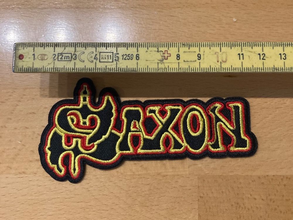 Saxon Patch Sticker Aufnäher Metal Rock Band (Neu (gemäss Beschreibung ...