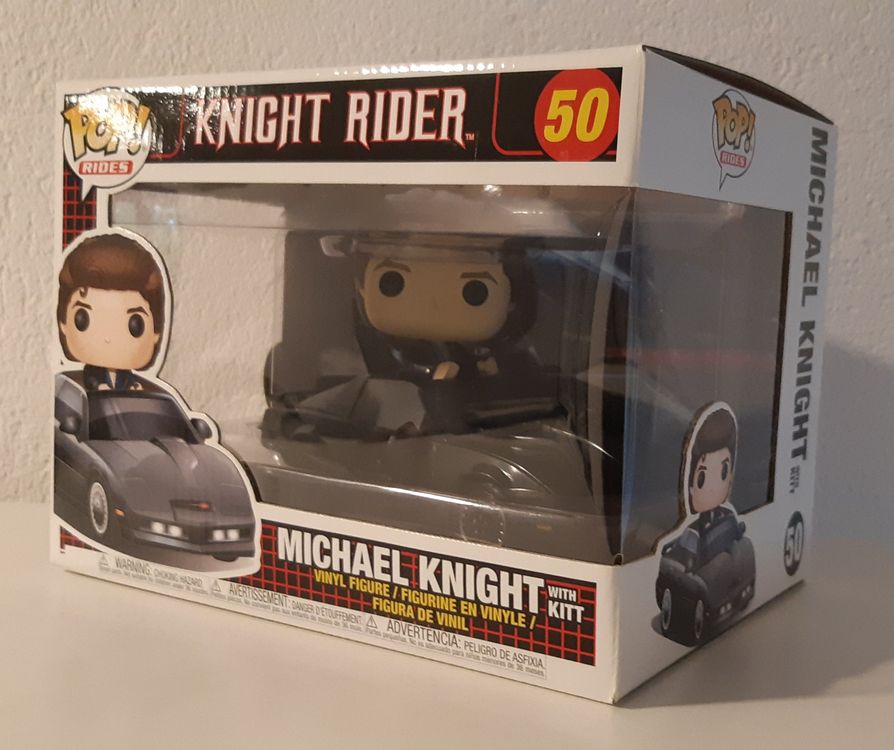 Funko Pop 50 - Knight Rider Michael Knight mit KITT (Neu und ...