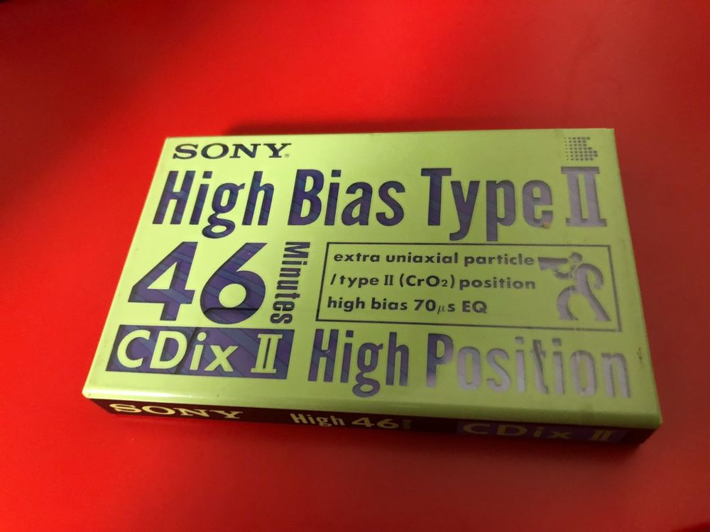 SONY CDixII 46 High Bias Type II im Originalzustand! (Neu und ...