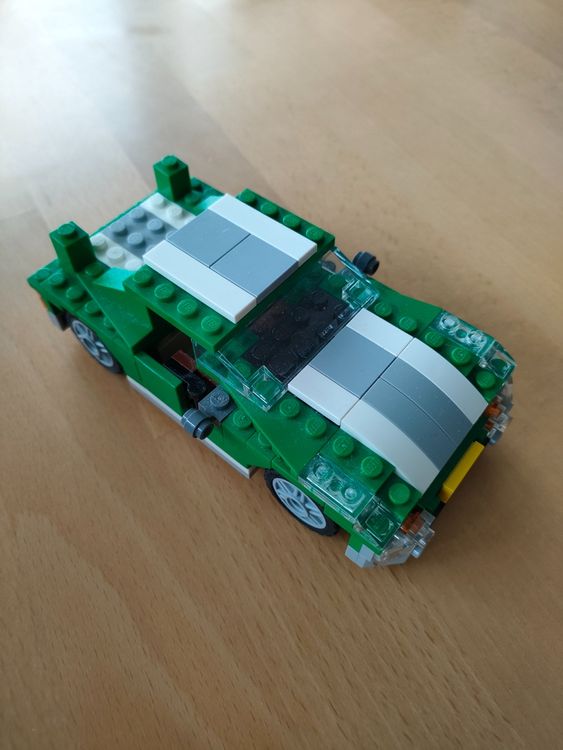 Lego; grünes Auto mit Bauanleitung und Extrateilen /6743 (Gebraucht) in ...