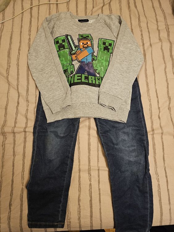 Minecraft: Pullover + Jeans (T122) | Kaufen auf Ricardo