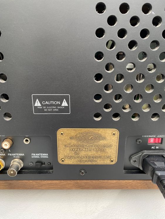 Radio Classic Club TYPE : R601 SW (Gebraucht) in für CHF 60 – mit ...