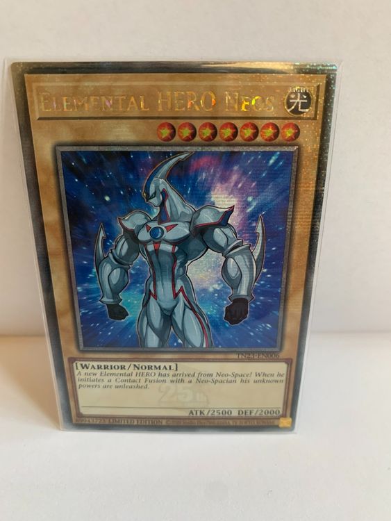 YU-GI-OH Elemental Hero Neos Quarter Century SR TN23-006 | Kaufen auf Ricardo
