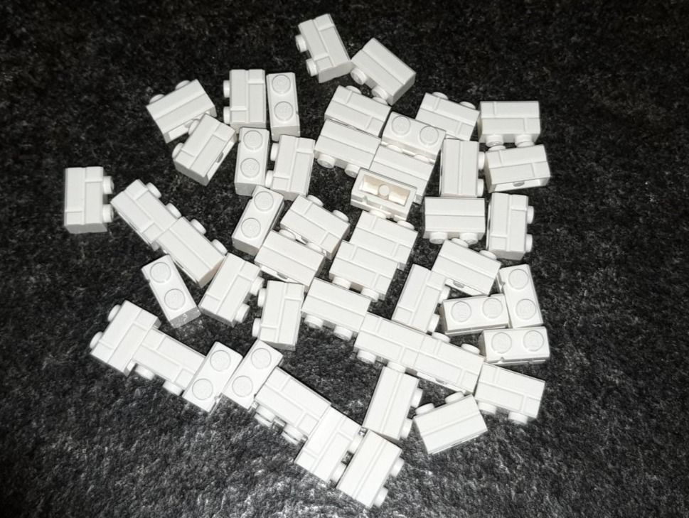 Lego 50 Stk. Mauersteine 1x2 (Profile brick) (new) (Neu (gemäss ...