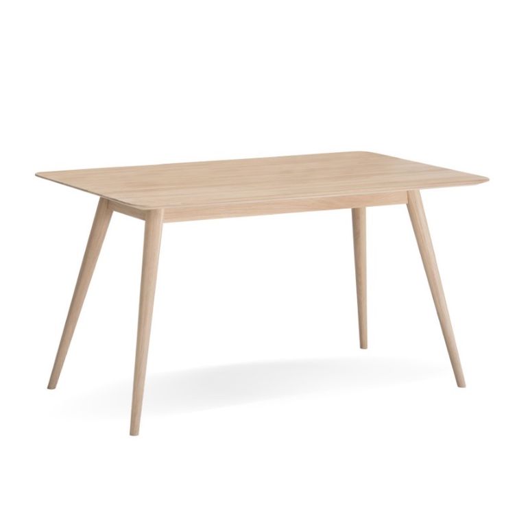 Gazzda Stafa table, 80 x 140cm, solid oak white oiled (Gebraucht) in ...
