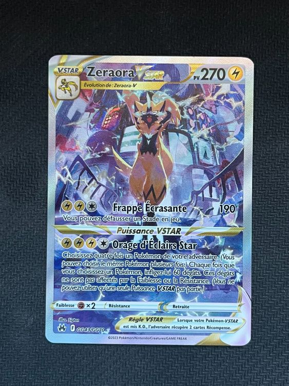 Zénith Suprême FR Zeraora Vstar CRZ GG43 (D'occasion) à Vérossaz pour CHF 65 – avec livraison ...