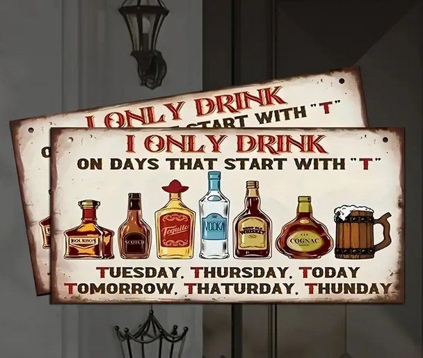 SCHILD MIT LUSTIGEM TEXT AUS HOLZ NEU (Neu und originalverpackt) in Bad ...