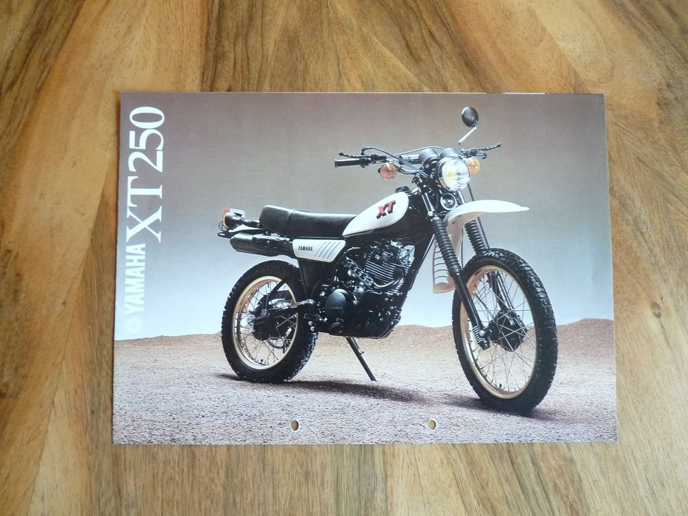 Yamaha XT 250 Prospekt Verkaufsbroschüre (Neu (gemäss Beschreibung)) in Huttwil für CHF 8 – mit ...