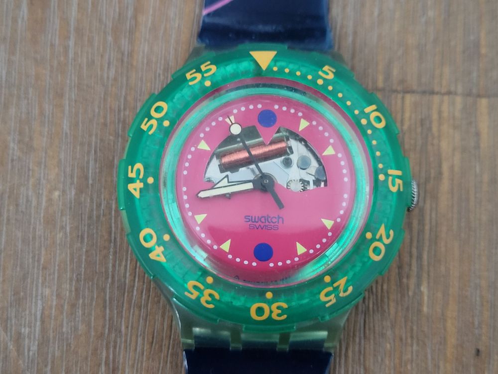 SWATCH SCUBA SDN101 HAPPY FISH NEU | Kaufen auf Ricardo