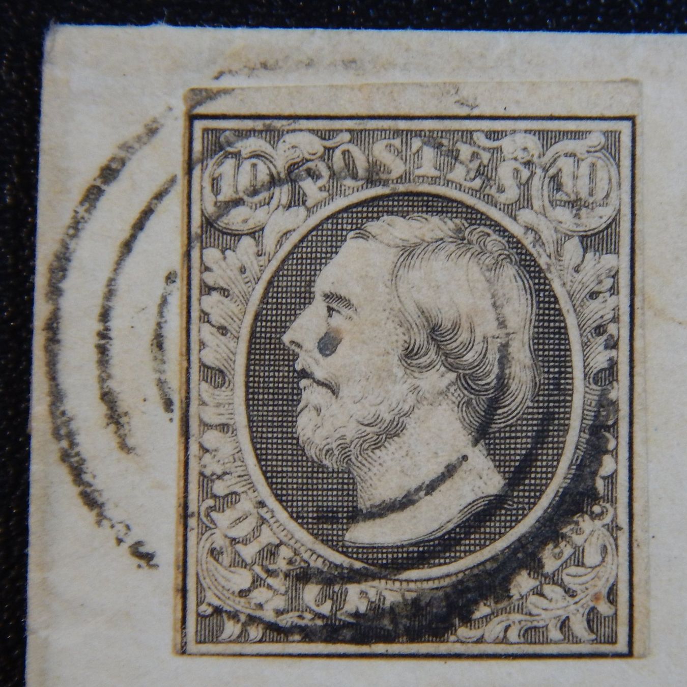 Luxemburg Kat. 1 gest. 1852 Kat. 70 Euro auf Brief selten (Gebraucht ...