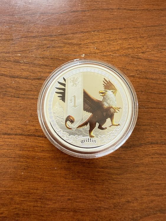 1oz Silver Proof Coin - Griffin 2018 | Kaufen auf Ricardo