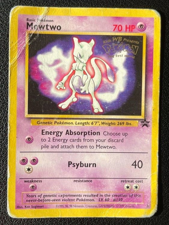 Mewtwo WB3 Movie Stamped Pokémon Black Star Promo | Kaufen auf Ricardo