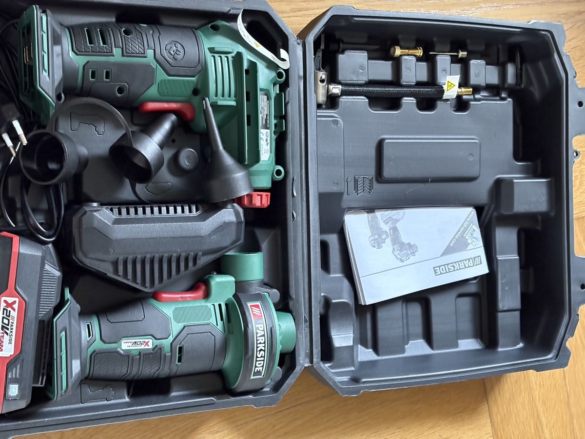 Parkside 20V Cordless Compressor & Air Pump Combo Kit (Gebraucht) in ...