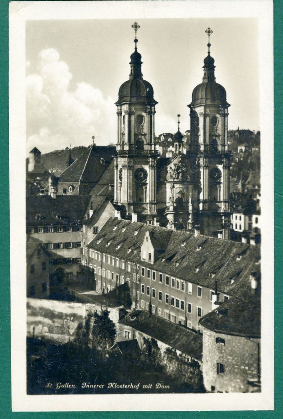 St. Gallen - Innerer Klosterhof mit Dom, 1930 (Gebraucht) in Sargans für CHF 1 – mit Lieferung ...