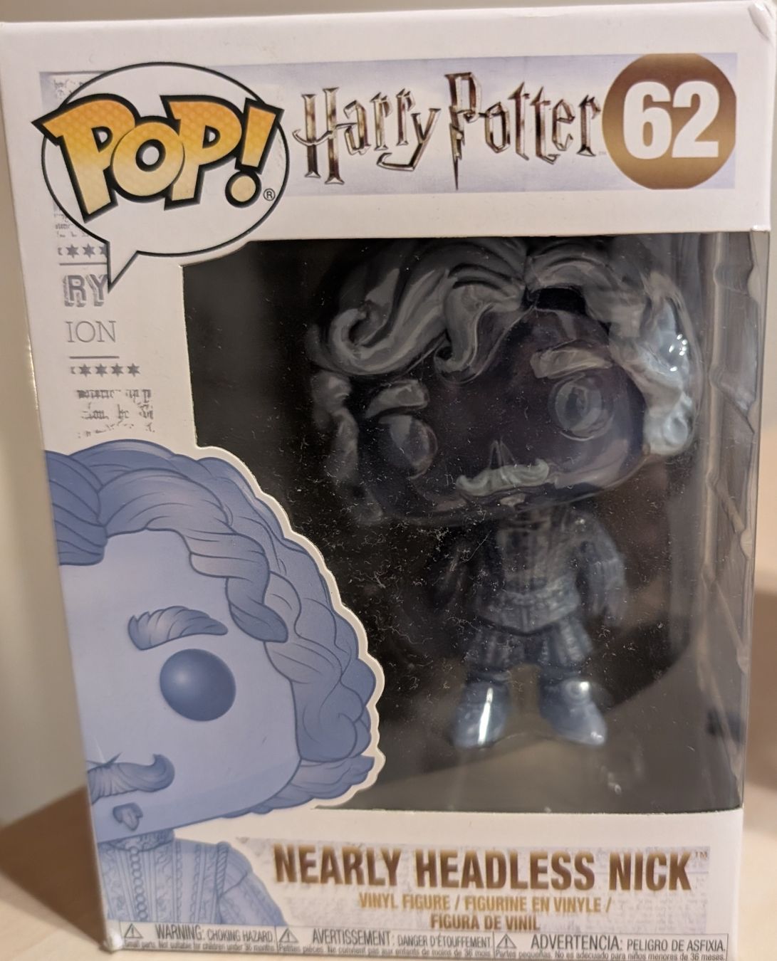 Funko Pop Harry Potter Nick Quasi Sans Tête N°62 Rare (Neuf (Voir ...