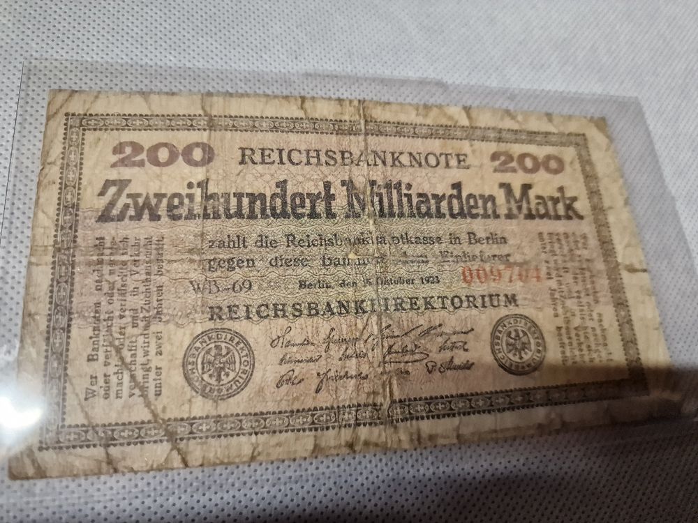 Reichsbanknote 1923 | Kaufen auf Ricardo