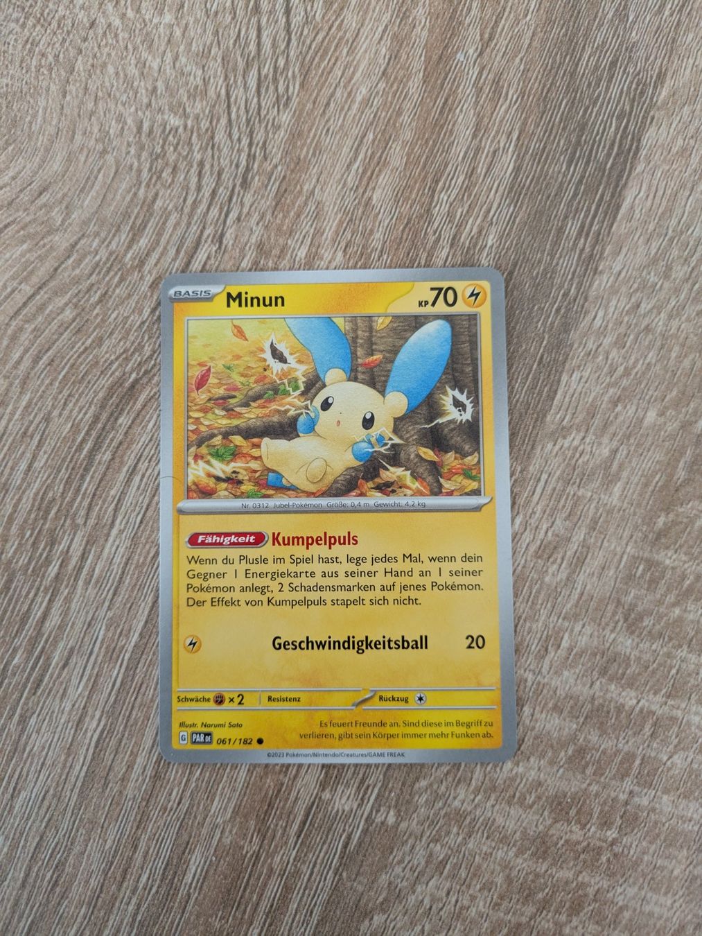 MINUN, PARADOX RIFT, PAR61, COM, 2023, GER, EXC (Gebraucht) in Losone ...