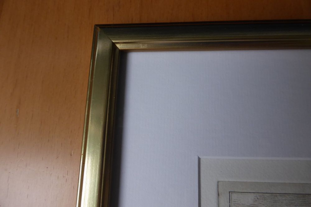 Markus Fürer - Kupferstich Herisau AR, num. sign. Goldrahmen (Gebraucht ...